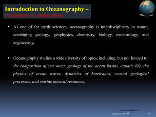 Introduction to oceanography | PDF