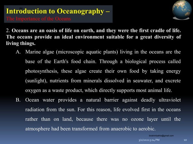 Introduction to oceanography | PDF