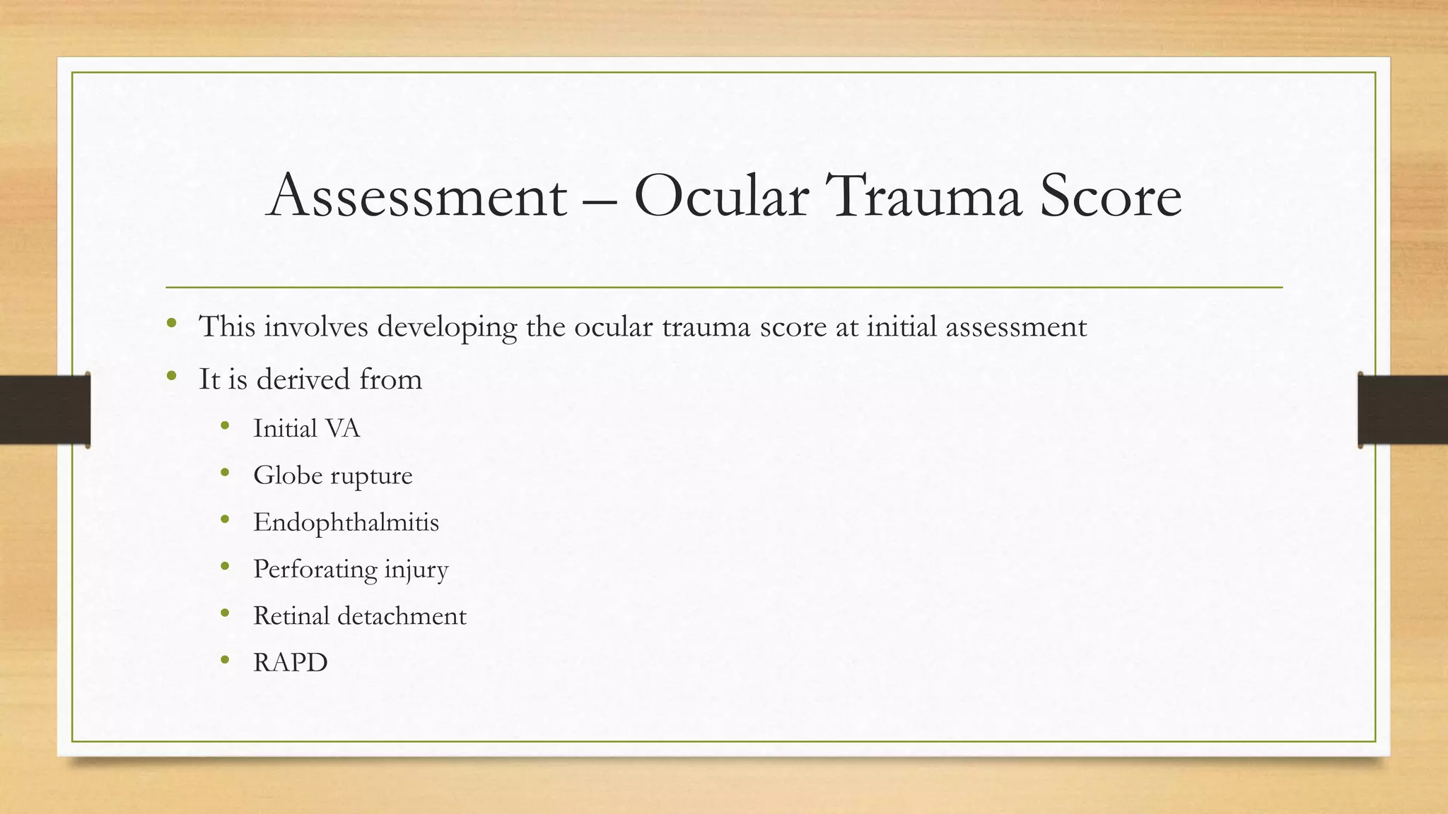 introduction to Ocular trauma.pptx