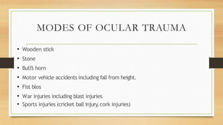 introduction to Ocular trauma.pptx