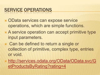 Introduction to o data | PPT