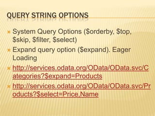 Introduction to o data | PPT