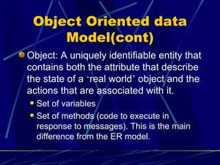 Introduction to odbms | PPT