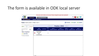 Introduction to odk | PPTX | Computing | Technology & Computing