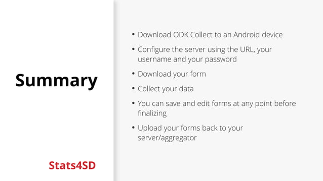 Introduction to ODK - Part 6 - ODK Collect.pptx | Operating Systems | Computer Software and ...