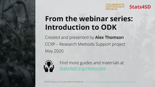 Introduction to ODK - Part 6 - ODK Collect.pptx