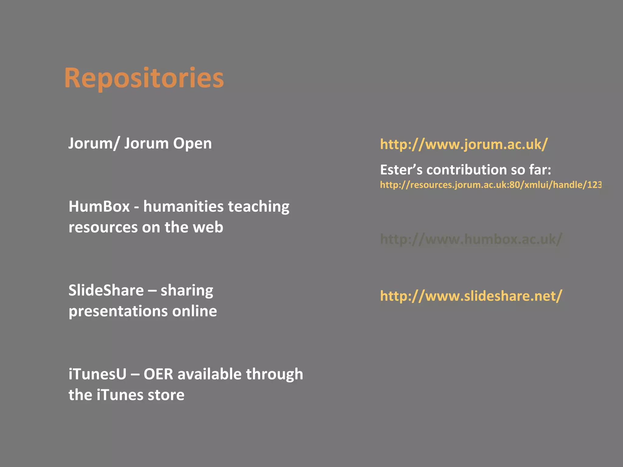 Introduction to OER | PPT | Education