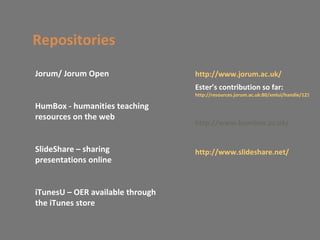 Introduction to OER | PPT | Education