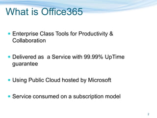 Introduction to office365 | PPTX