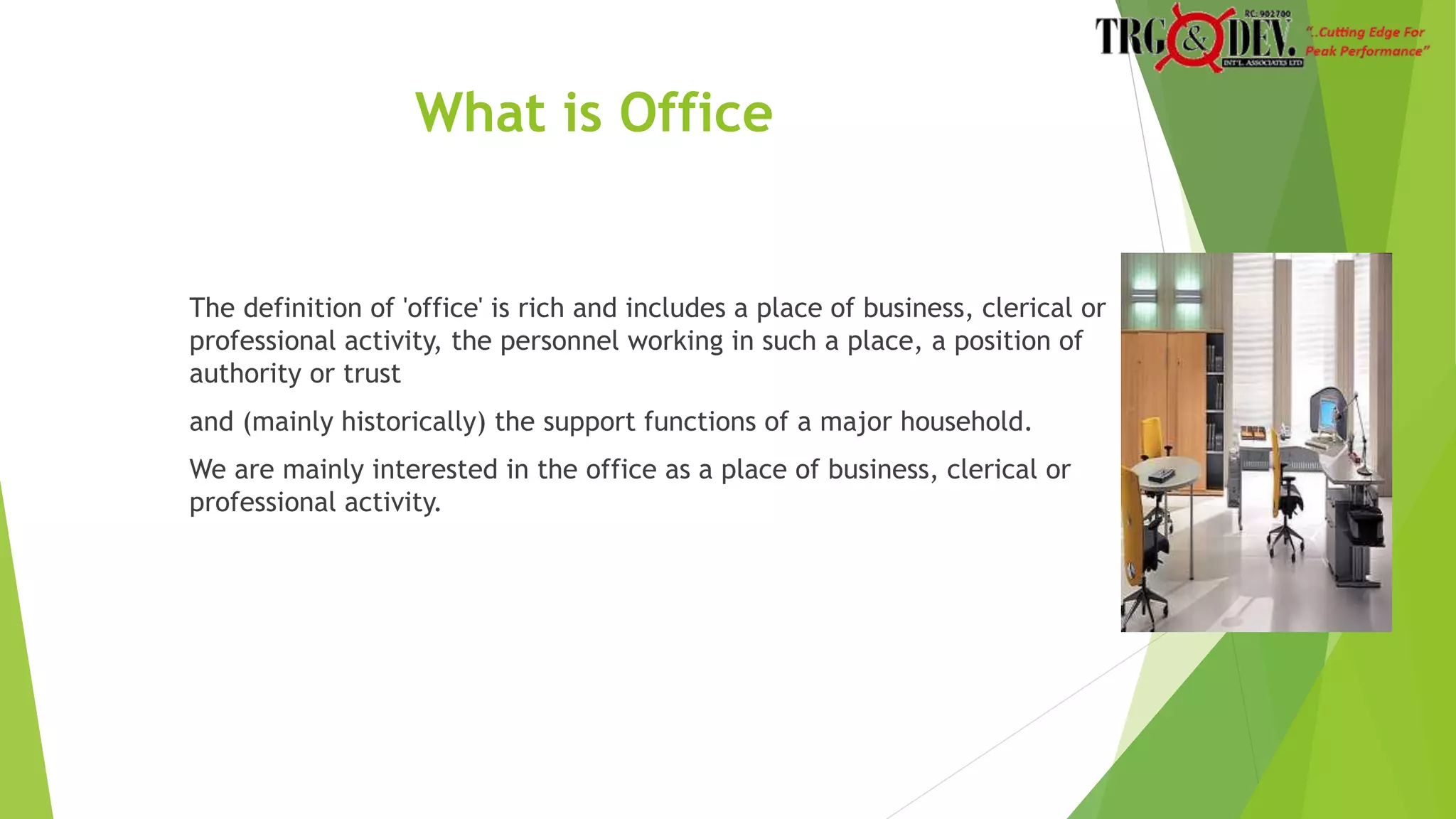 Introduction to office management | PPTX