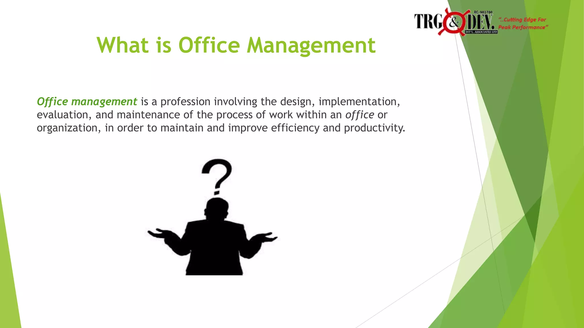 Introduction to office management | PPTX