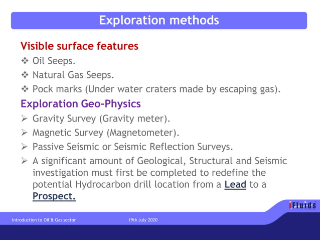 Introduction to oil and gas exploration and processing | PDF | Geology ...