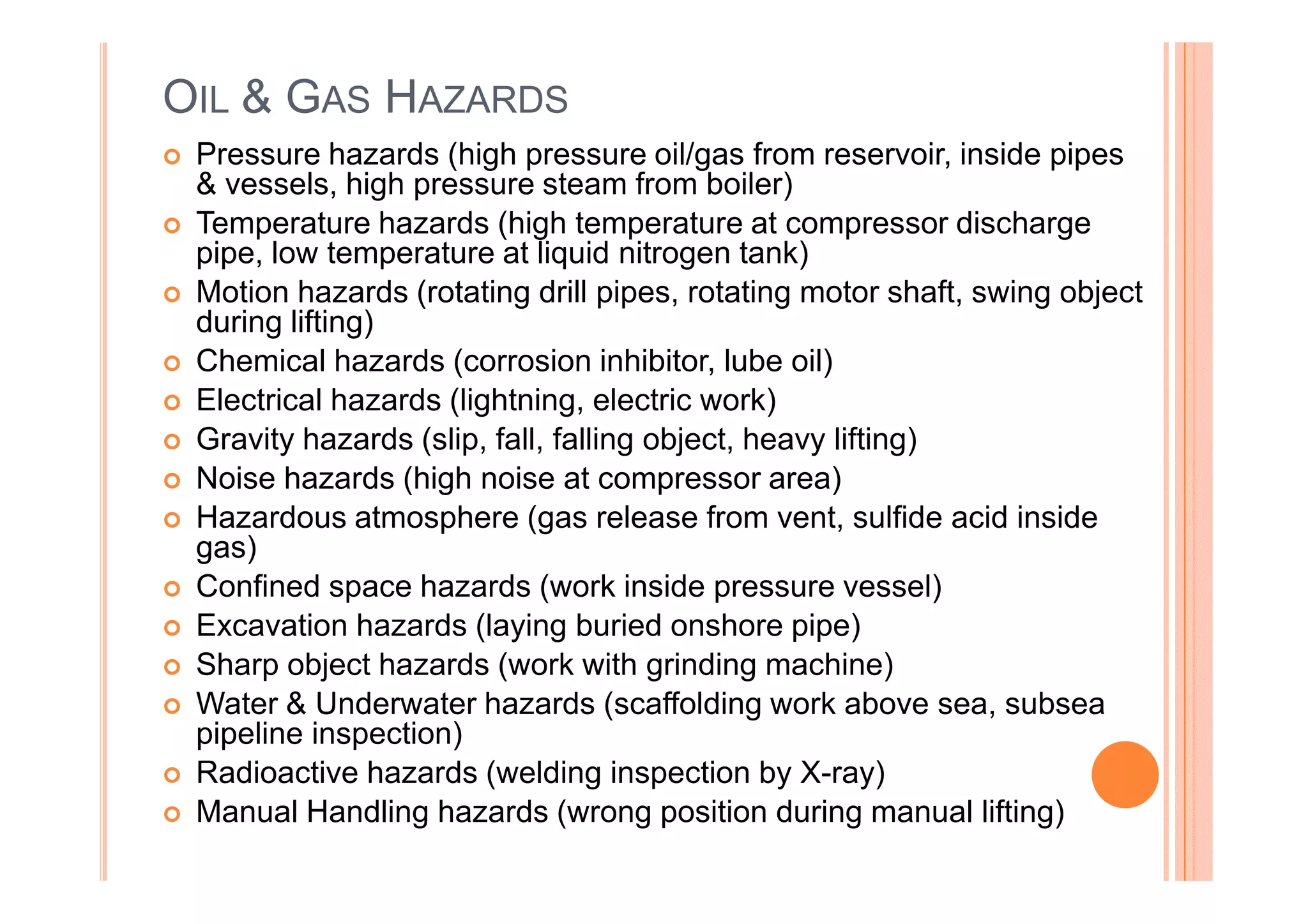 Introduction to oil & gas health safety environment | PDF