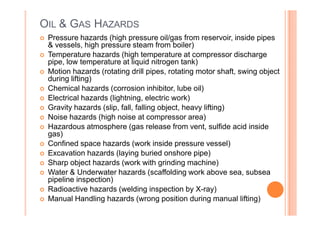 Introduction to oil & gas health safety environment | PDF