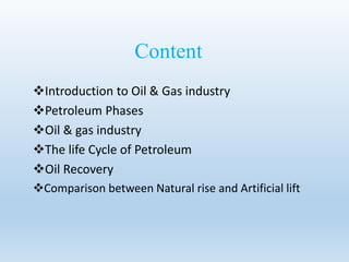 Introduction to oil & gas industry | PPTX