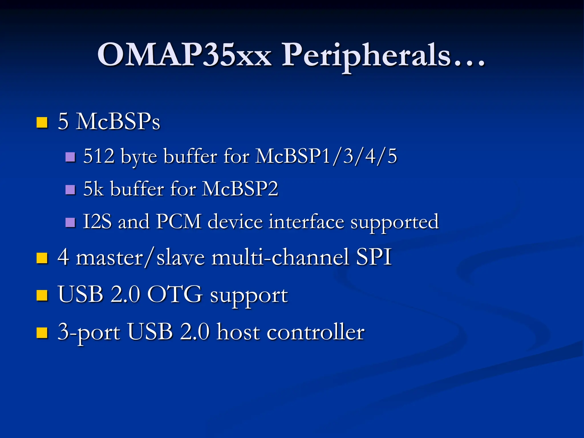 Introduction to OMAP 35x Platform engineering topic | PPT