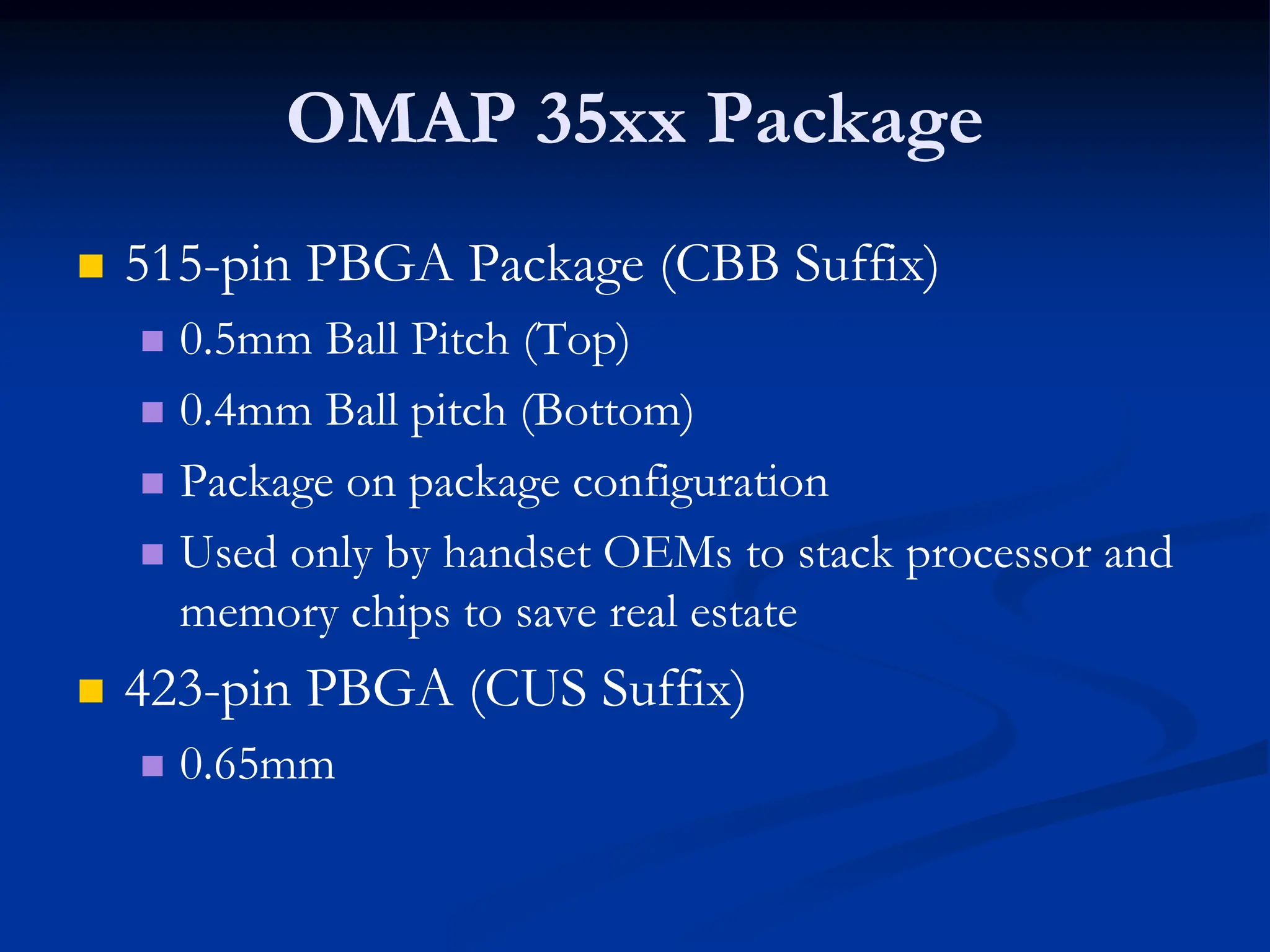 Introduction to OMAP 35x Platform engineering topic | PPT