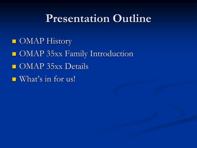 Introduction to OMAP 35x Platform engineering topic | PPT