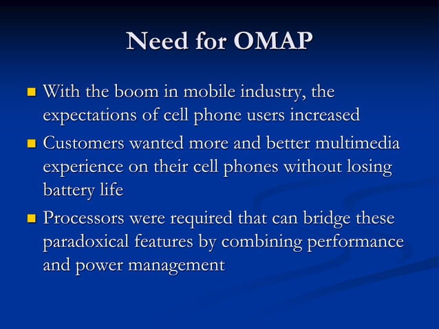 Introduction to OMAP 35x Platform engineering topic | PPT