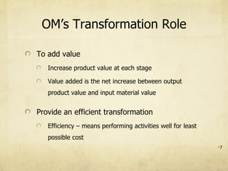 Introduction to om demo | PPT