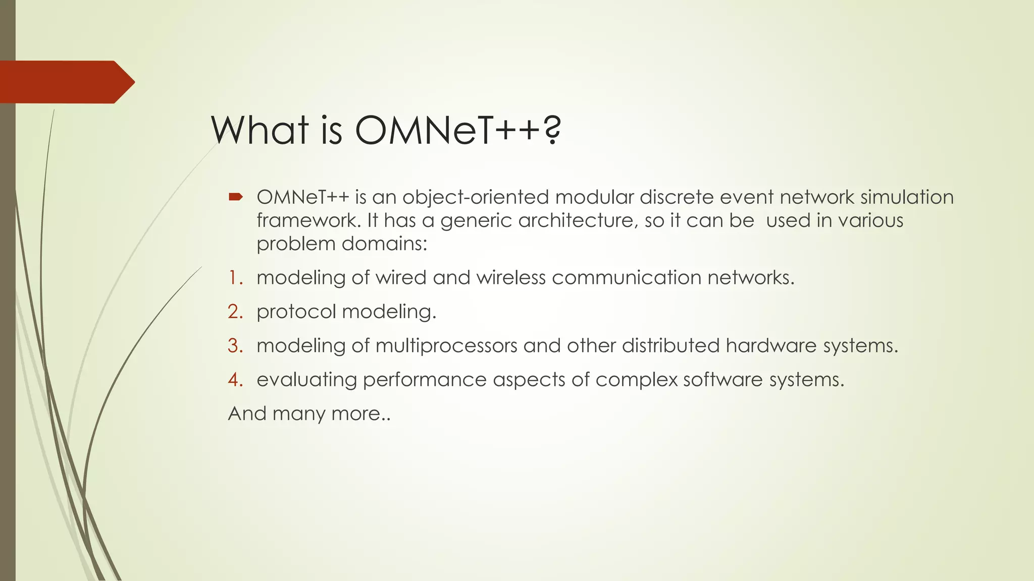 Introduction to om ne t++ | PPTX