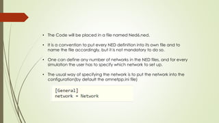 Introduction to om ne t++ | PPTX