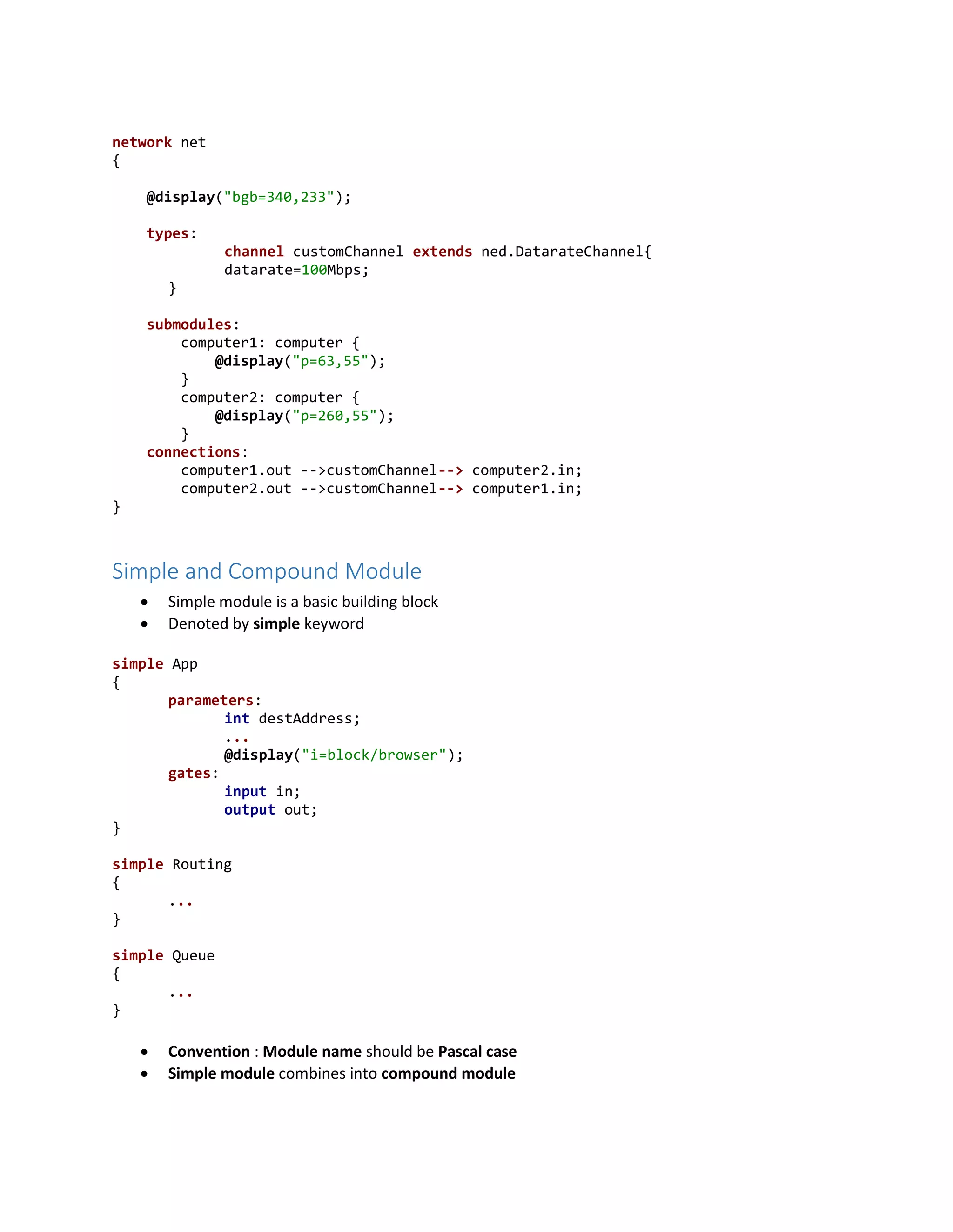 Introduction to OMNeT++ | PDF | Computer Networking | Computing