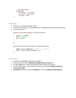 Introduction to OMNeT++ | PDF | Computer Networking | Computing