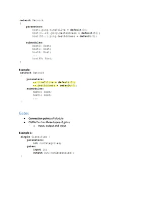 Introduction to OMNeT++ | PDF | Computer Networking | Computing