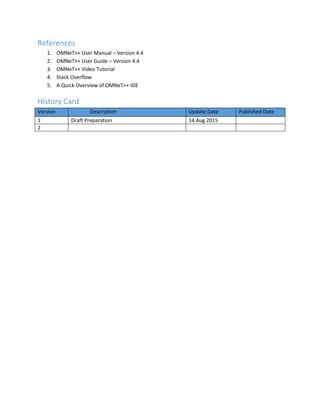 Introduction to OMNeT++ | PDF | Computer Networking | Computing