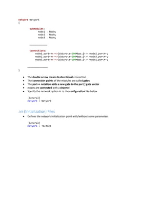 Introduction to OMNeT++ | PDF | Computer Networking | Computing