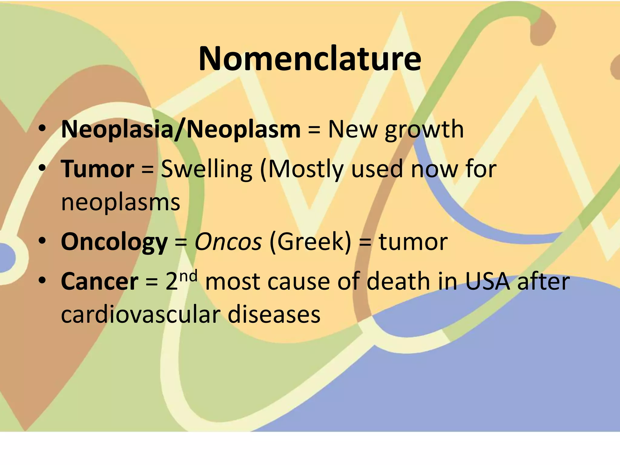 Introduction to oncology | PPTX