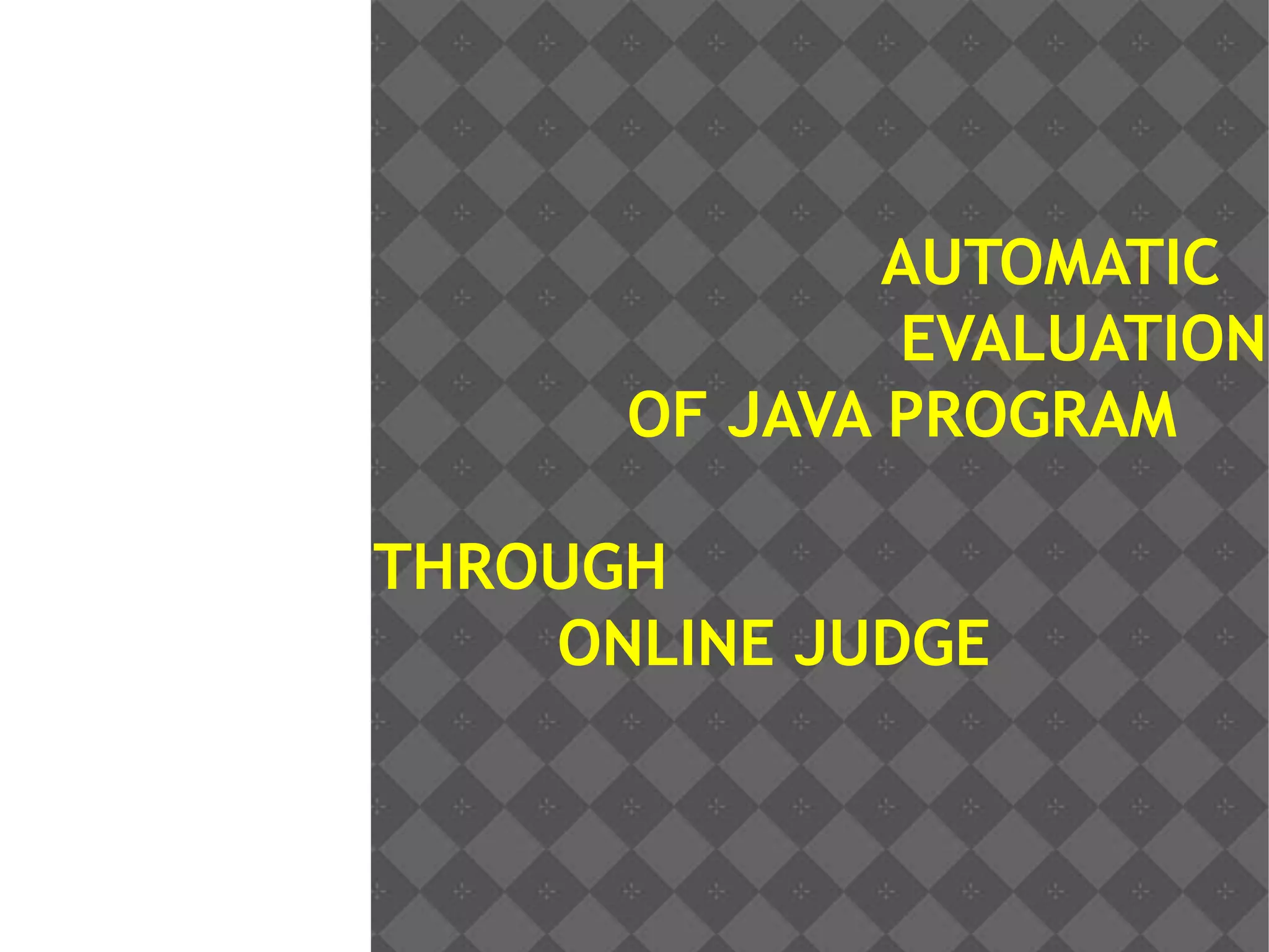 Introduction to online judges | PPT