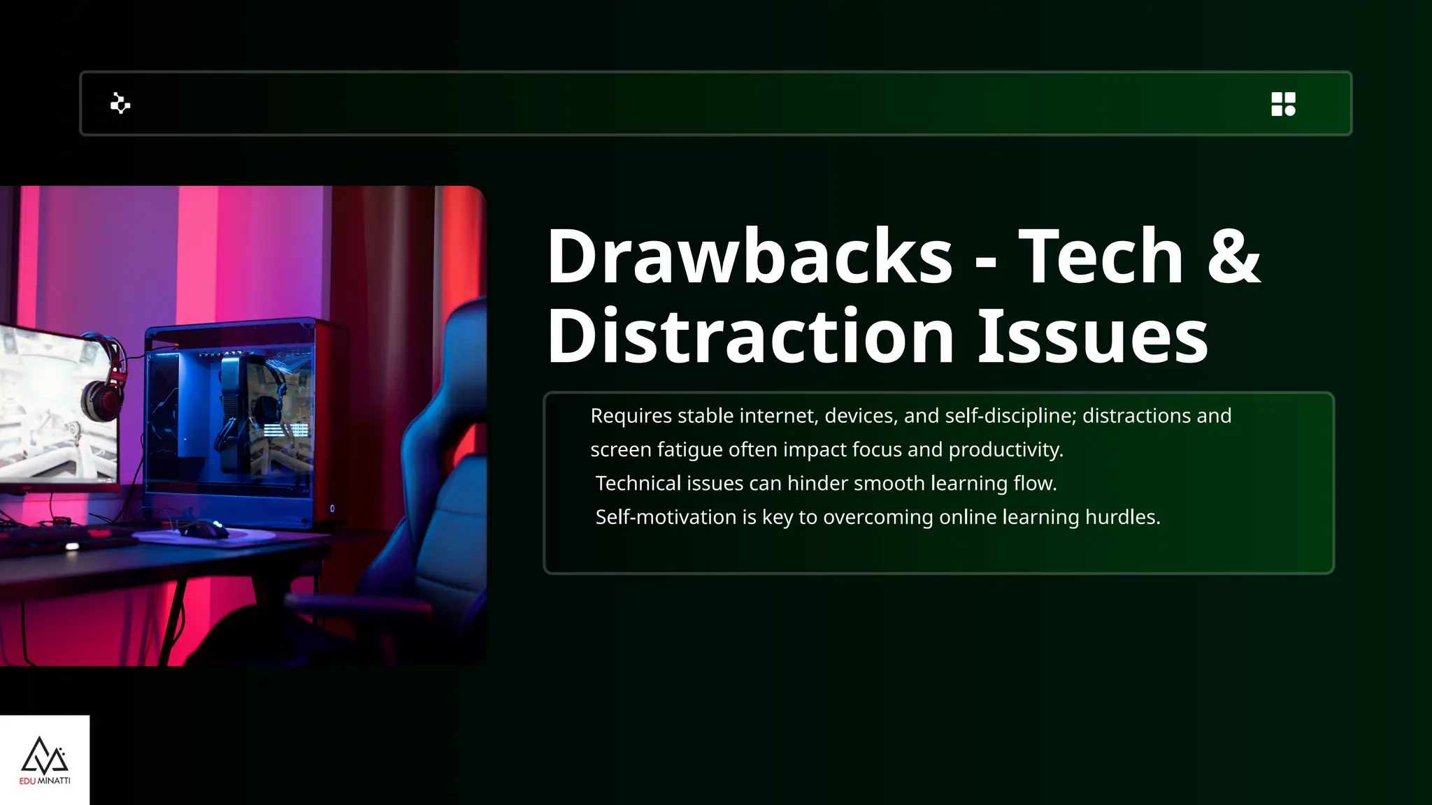 Exploring Online Learning: Benefits and Drawbacks | PPTX