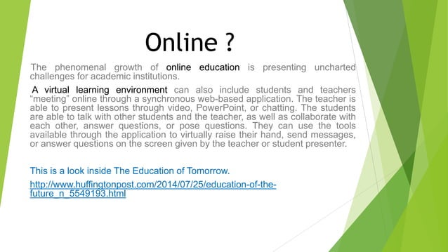 Introduction to Online Teaching-Learning | PPT