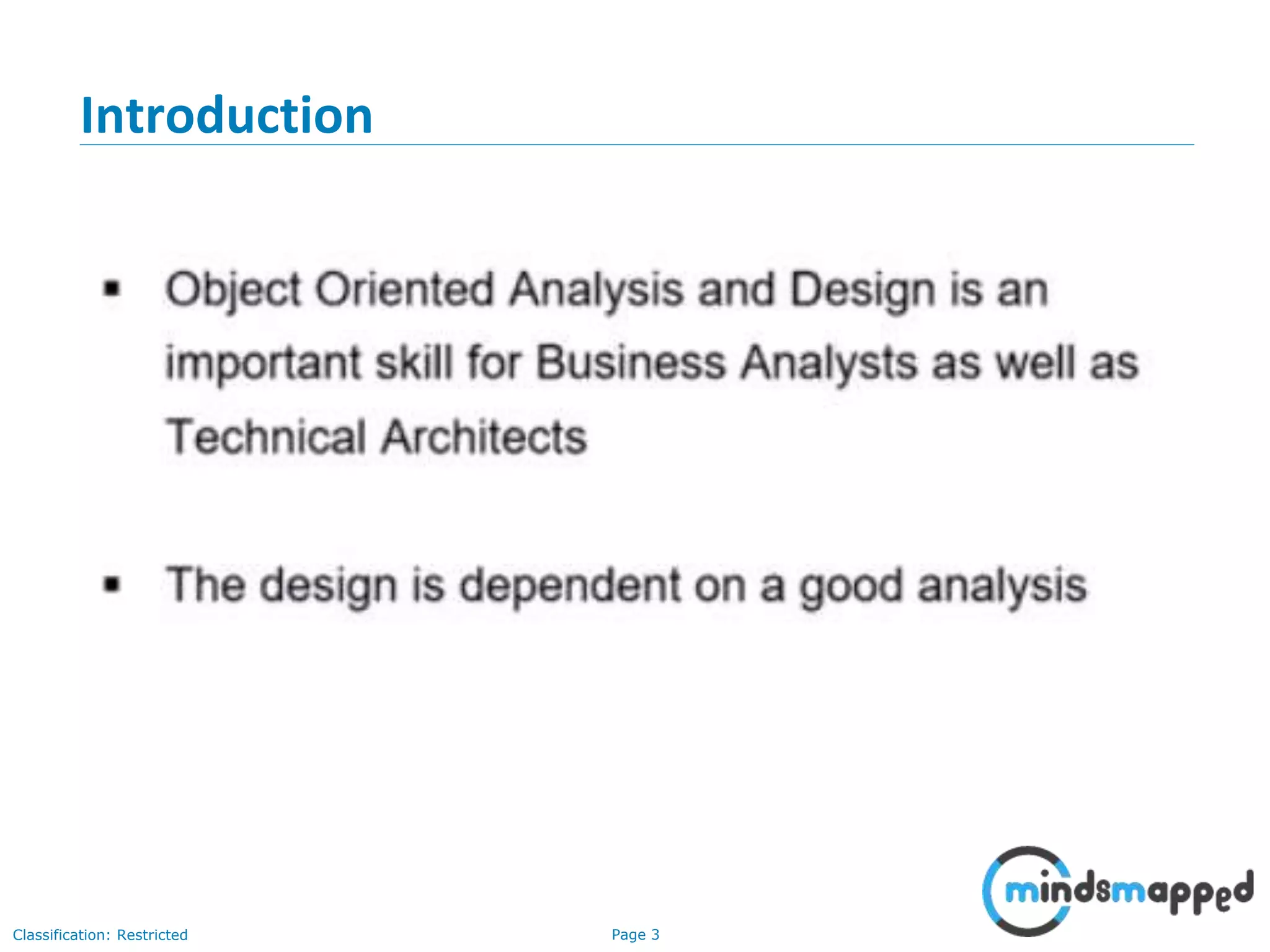 Introduction to OOA and UML | PPSX