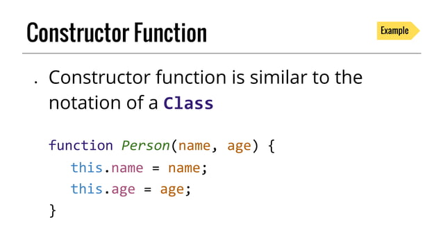 Introduction to Object Oriented Javascript | PPT