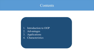 Introduction to oop | PPT