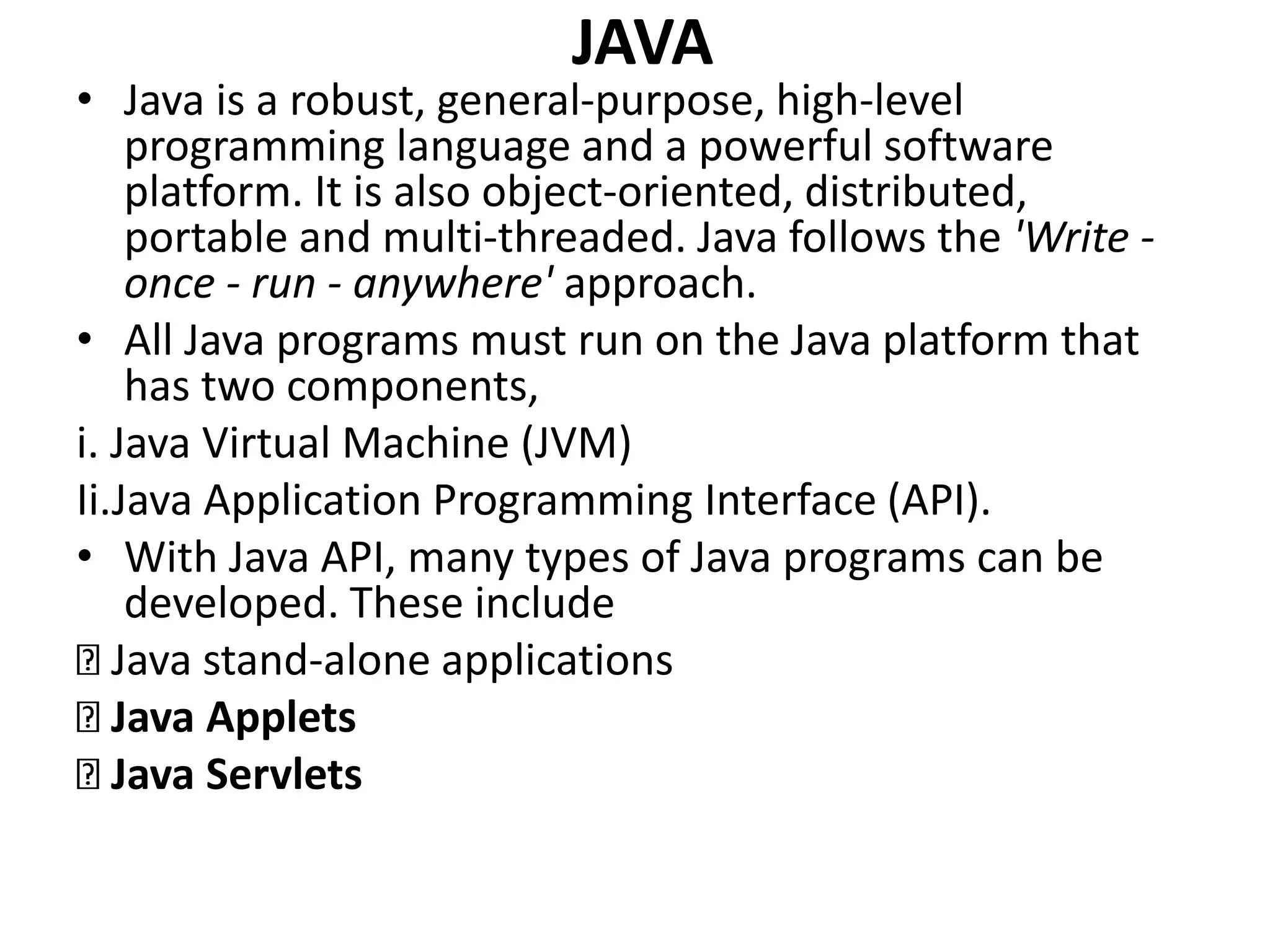 Introduction To Oop And Java Fundamentals Ppt 3820