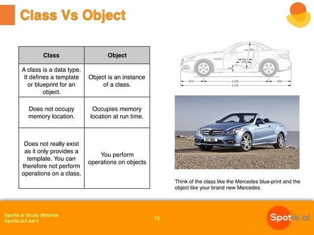 Introduction To Oops Class And Object Pdf Programming Languages