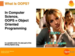 Introduction To OOPS - Class And Object | PDF