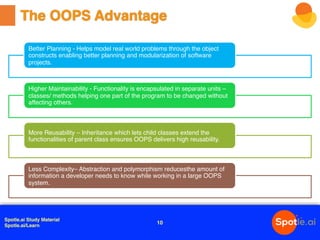 Introduction To OOPS - Principles And Advantages | PPT