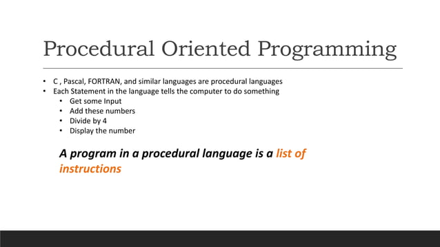 Object Oriented Programming (OOP) Introduction | PPT