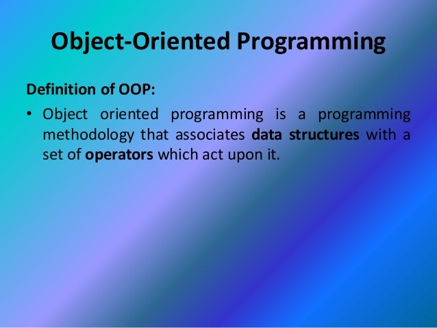 Introduction to oop with c++ Introduction to oop with c++