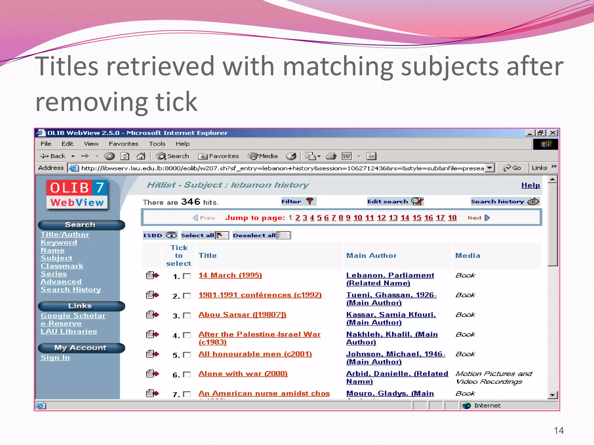 Introduction to OPAC | PPTX | Search | Internet
