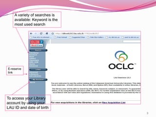 Introduction to OPAC | PPTX