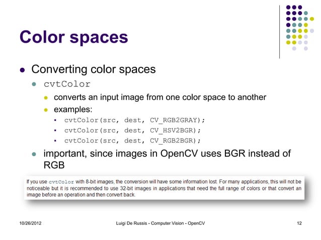 Introduction to OpenCV | PDF
