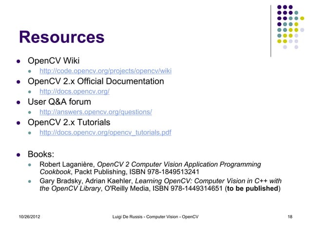 Introduction to OpenCV | PDF
