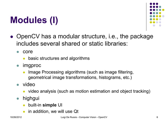 Introduction to OpenCV | PDF