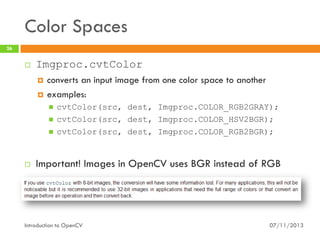 Introduction to OpenCV (with Java) | PDF